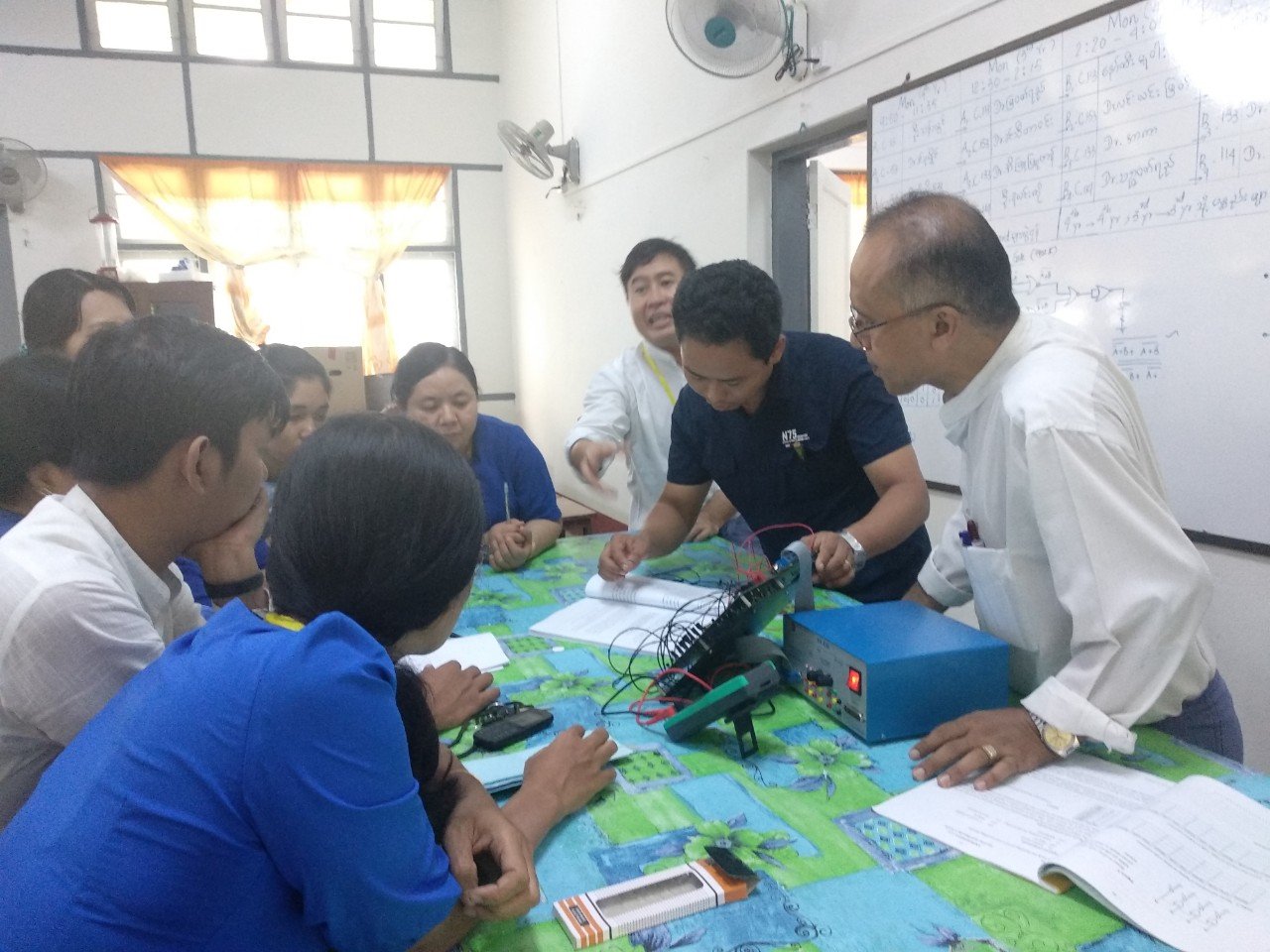 Installation & Training for Physics Department at Bago University